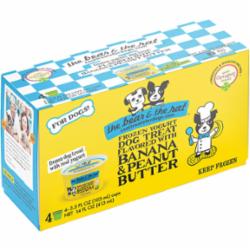 THE BEAR & THE RAT DOG FROZEN BANANA & PEANUT BUTTER YOGURT 3.5OZ 4 ...