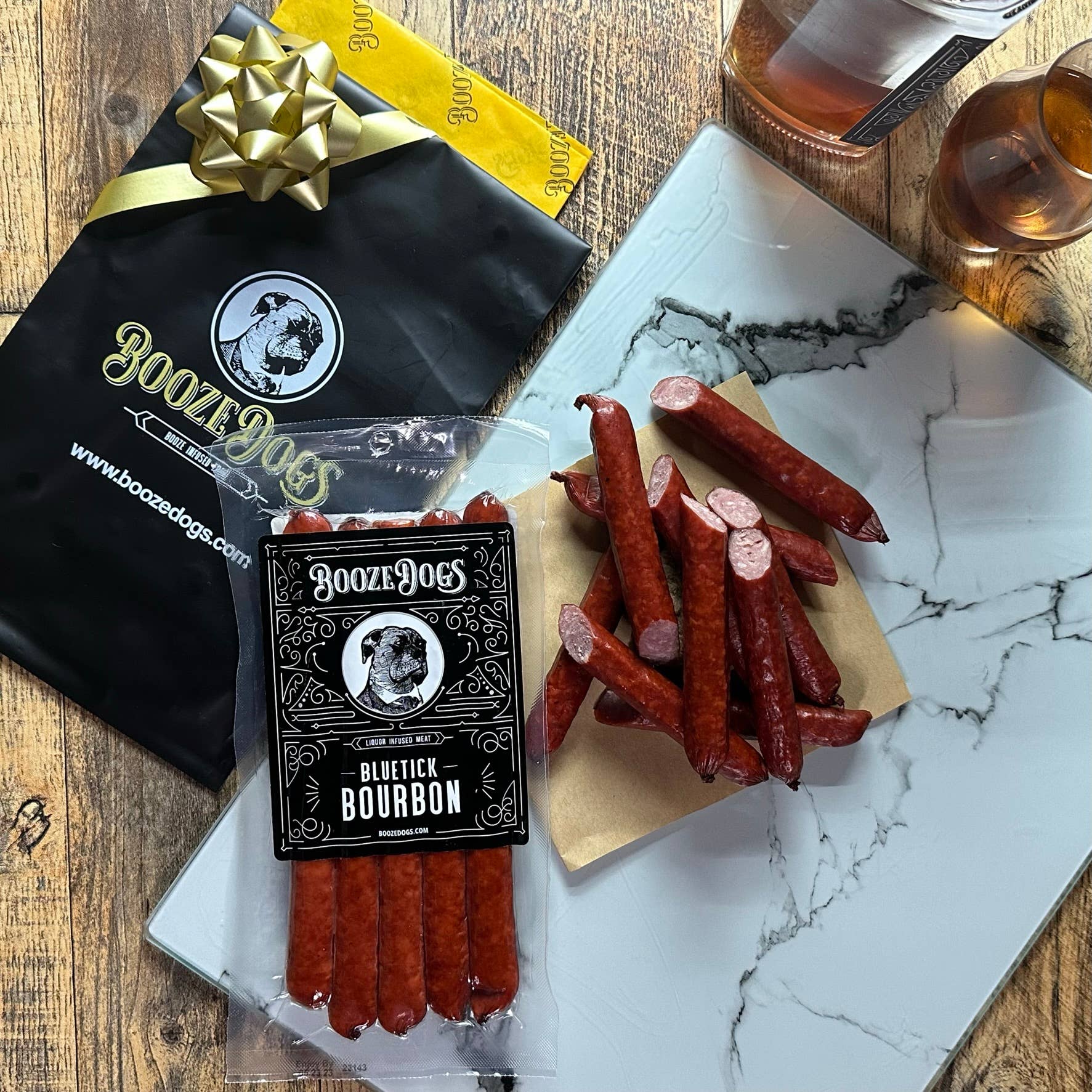 Bluetick Bourbon Snack Sticks | Riverside Acres, LLC